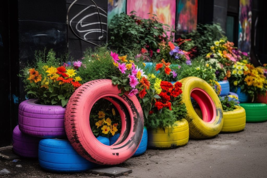 10 Tire Flower Bed Ideas for a Beautiful and Sustainable Garden ...