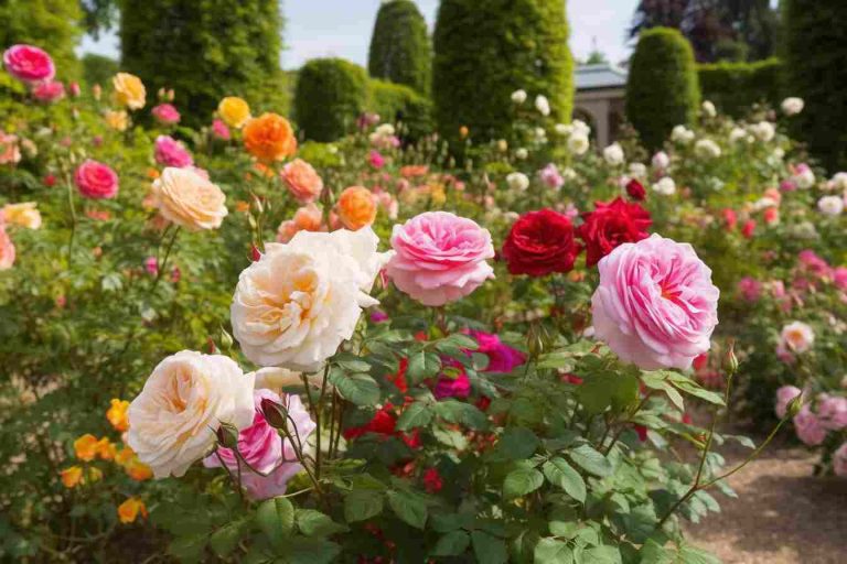 10 Romantic Rose Flower Bed Ideas for a Dreamy Garden - Foliage Friend ...