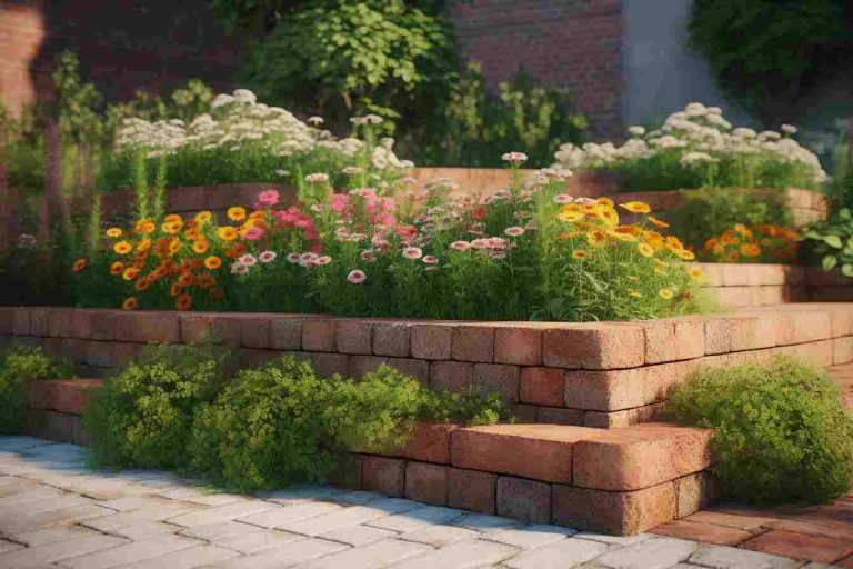 10 Flower Bed Brick Edging Ideas to Create a Timeless Garden - Foliage ...