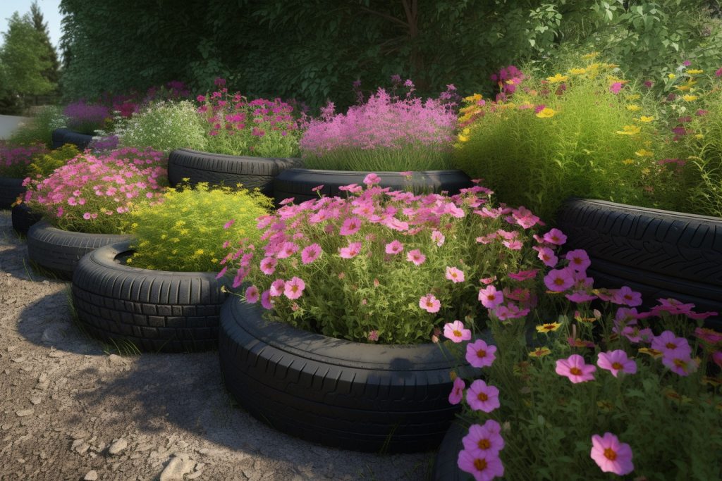 10 Tire Flower Bed Ideas for a Beautiful and Sustainable Garden ...
