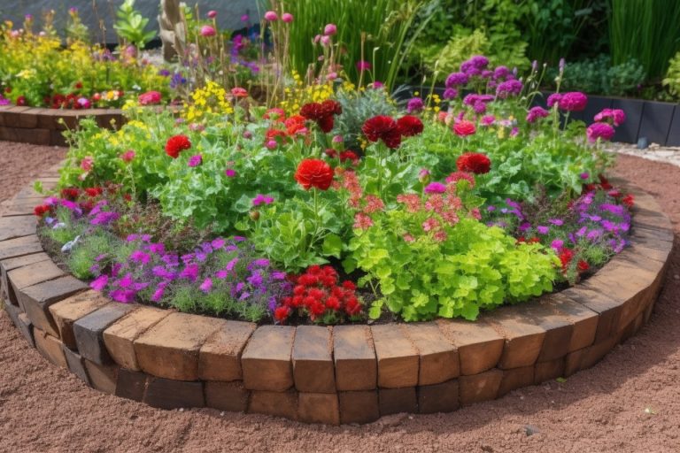 10 Circular Flower Bed Ideas to Turn Your Garden into a Work of Art ...