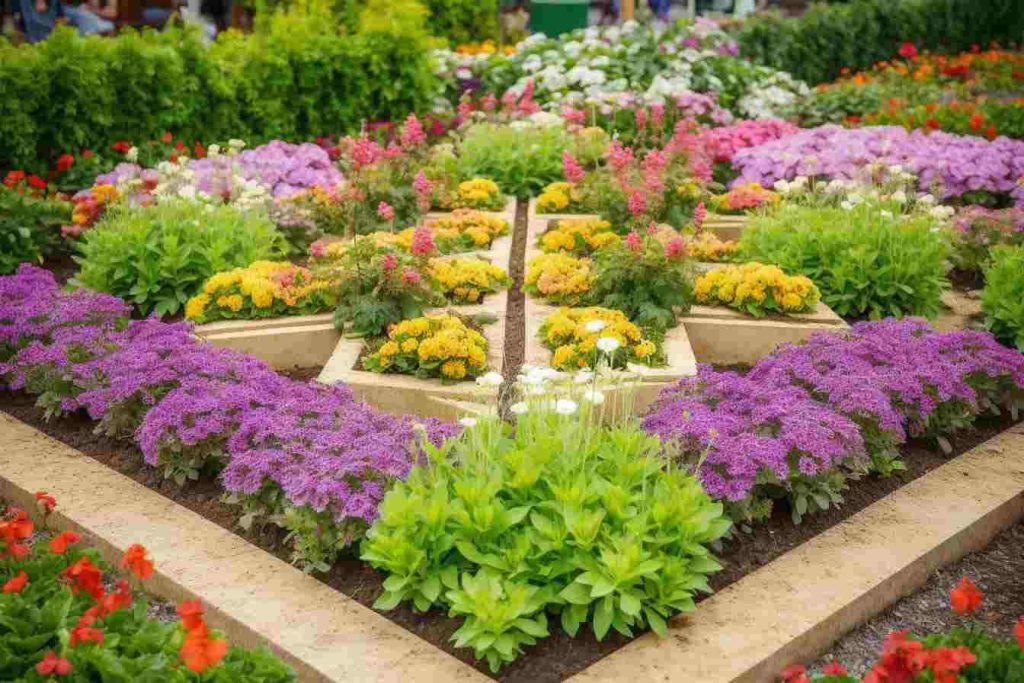 10 Small Square Flower Bed Ideas for a Compact Thriving Garden ...