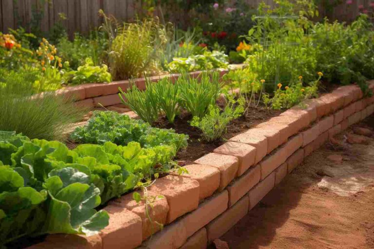 10 Flower Bed Brick Edging Ideas to Create a Timeless Garden - Foliage ...