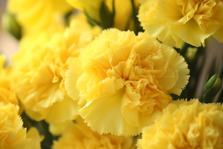 Yellow Carnations Flower Meaning, Symbolism & Spiritual Significance ...