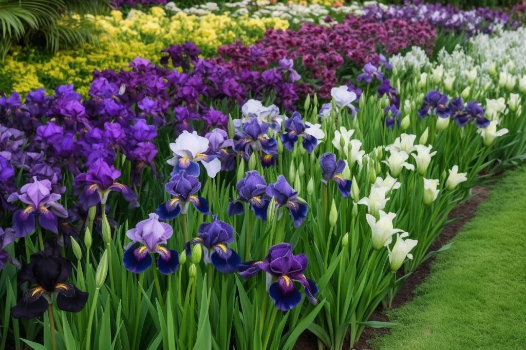 10 Iris Flower Bed Ideas for Your Dream Garden - Foliage Friend - Learn ...