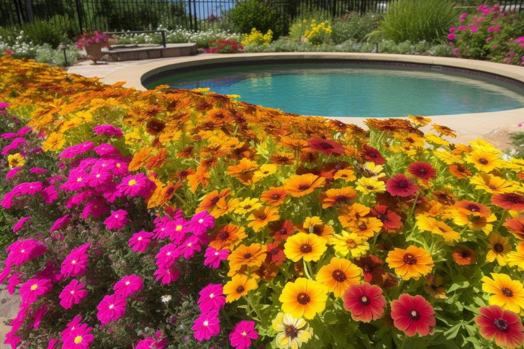 10 Pool Flower Bed Ideas That Will Make Your Backyard Pop - Foliage ...