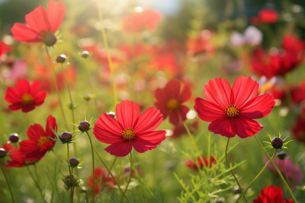 Red Cosmos Flower Meaning, Symbolism & Spiritual Significance - Foliage ...