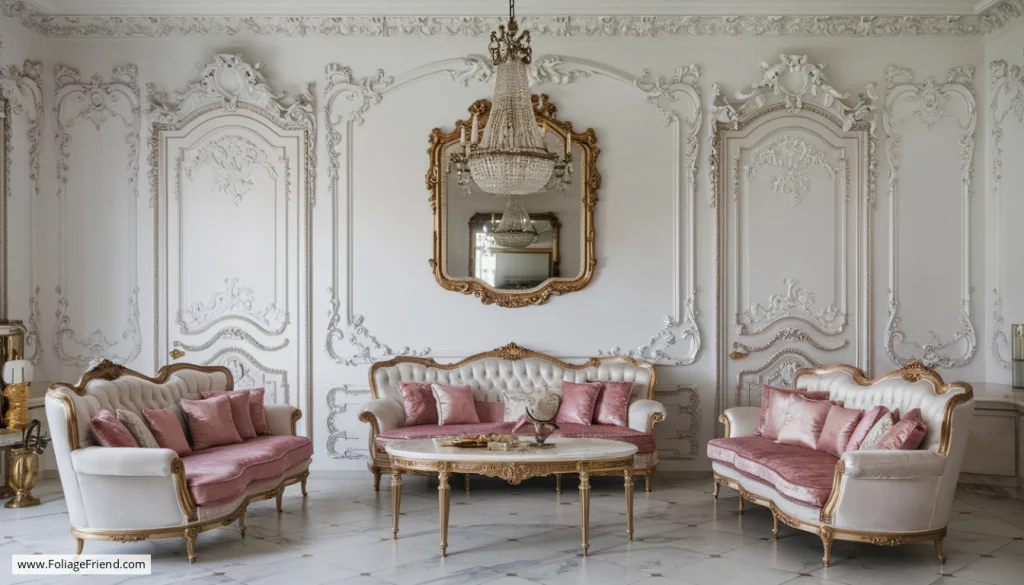 5 Elegantly Stunning White Baroque Living Room Ideas - Foliage Friend ...