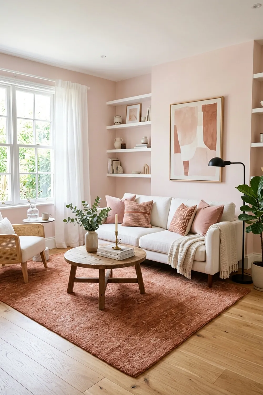 Warm Terracotta Living Room Ideas - Foliage Friend - Learn About ...